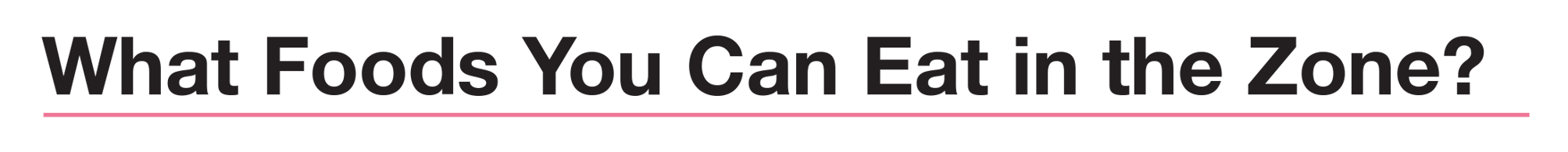 Inflammation and the Zone Diet